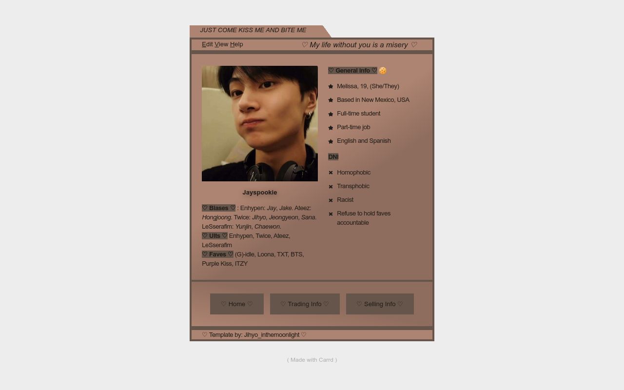 Jayspookie Trading Template